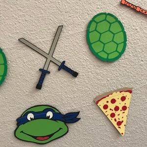 Teenage Mutant Ninja Turtle Inspired Banners, Set of 2, TMNT Birthday ...