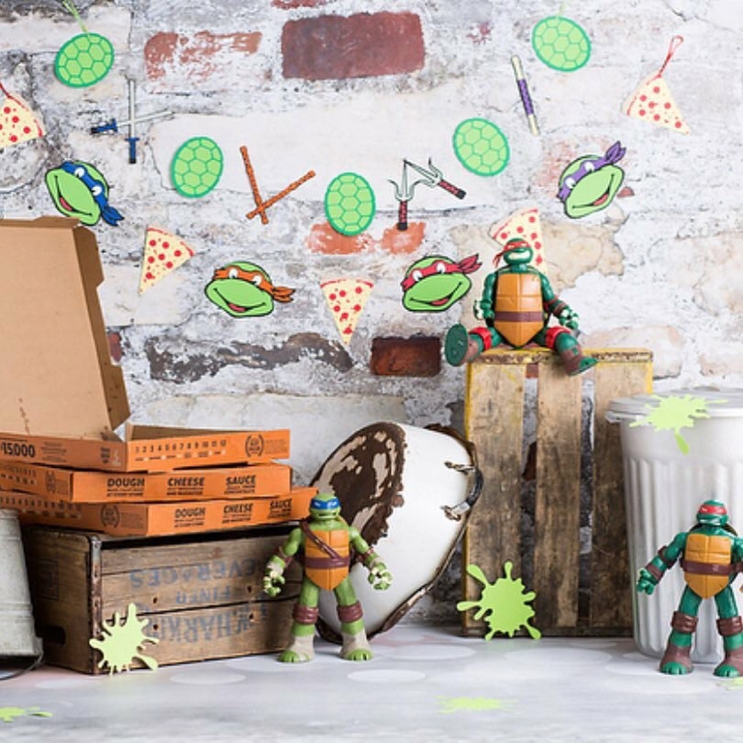 Teenage Mutant Ninja Turtle Inspired Banners, Set of 2, TMNT Birthday ...