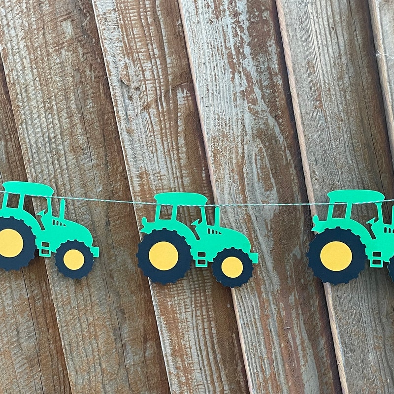 Tractor Banner - Etsy