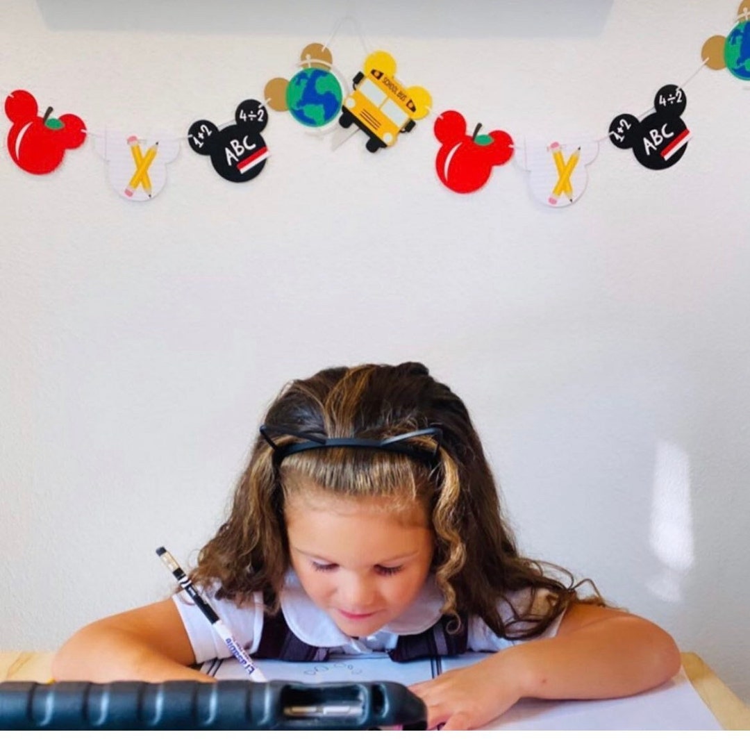 Mickey Inspired Back to School Banner, School Banner, Classroom Decor ...