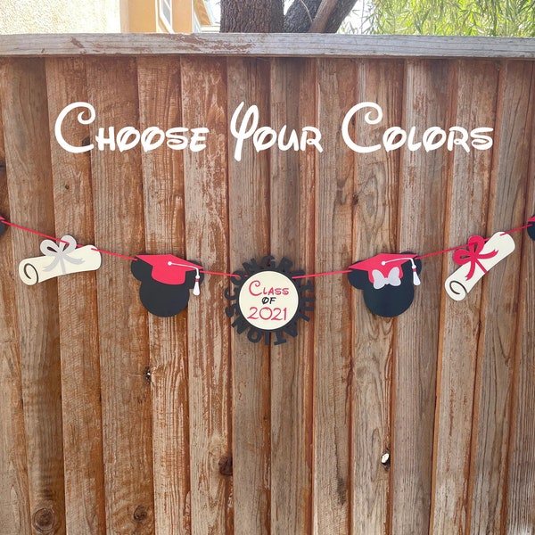 Mickey Graduation - Etsy