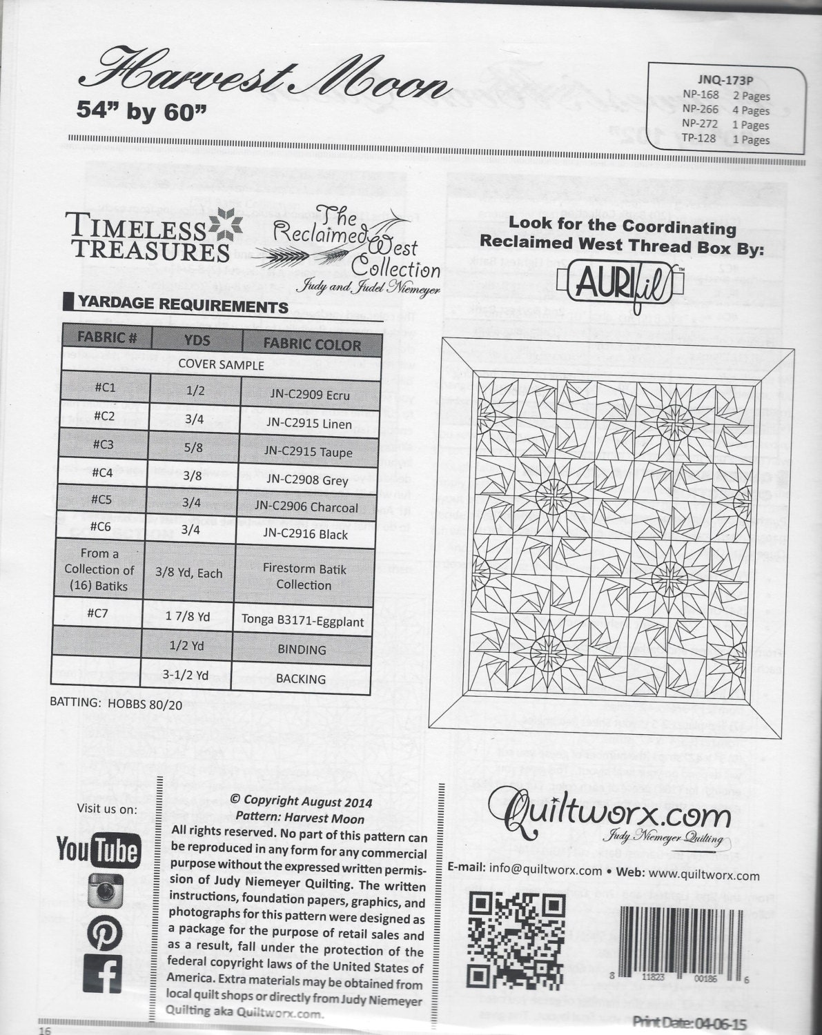 Harvest Moon Foundation Paper Piecing Pattern by Judy Niemeyer - Etsy