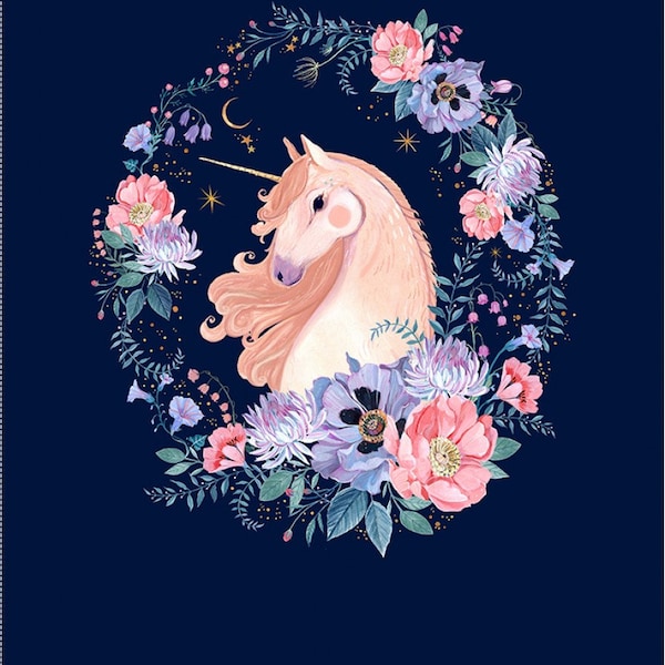 Unicorn Fabric Panel - Etsy