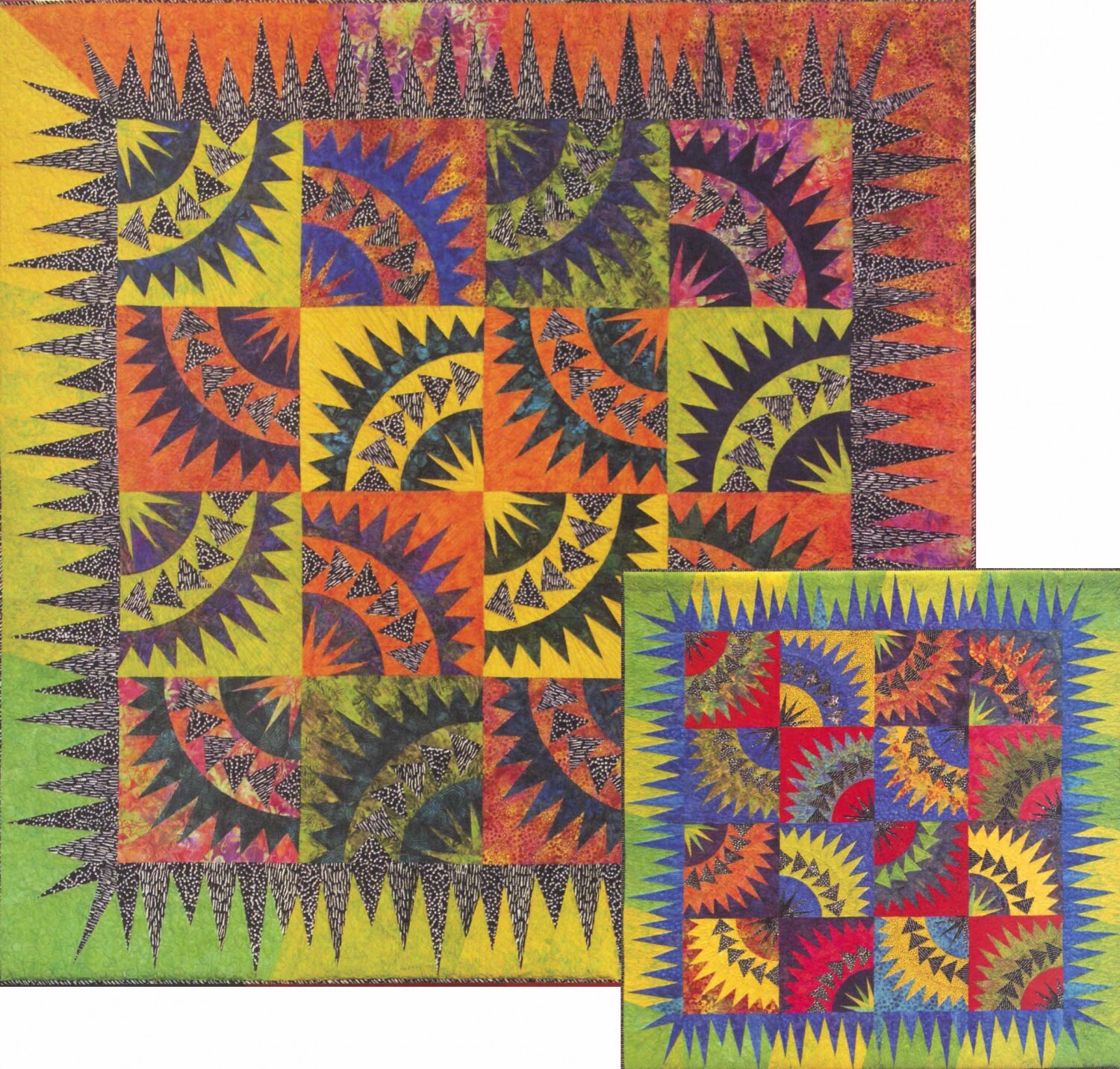 Dancing Batiks Paper Pieced Quilting Pattern by Judy Niemeyer | Etsy