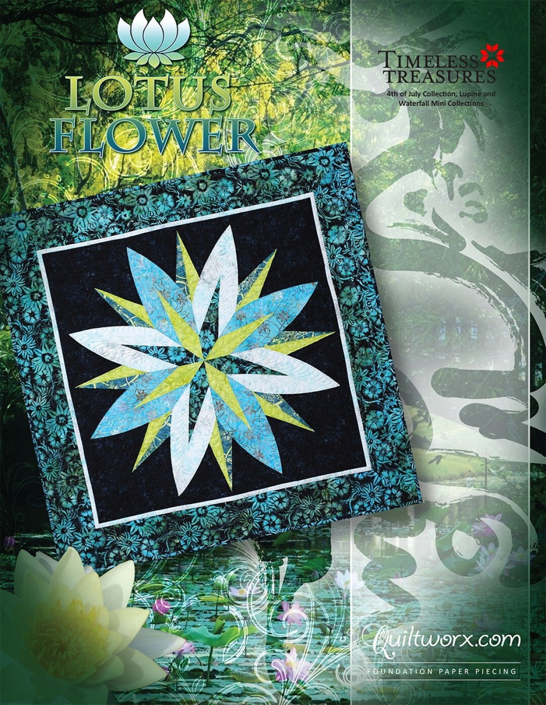 Lotus Flower Paper Piecing Pattern New for 2021 by Judy Niemeyer - Etsy