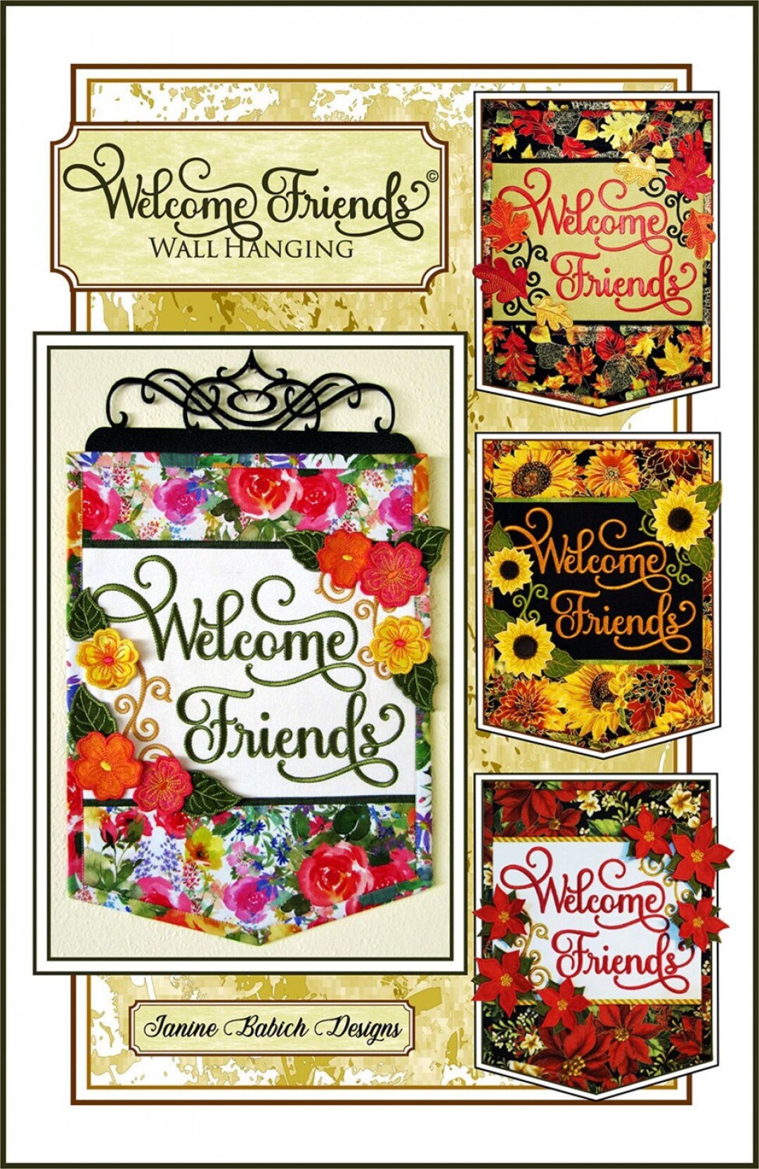 Janine Babich Welcome Friends Machine Embroidery CD New for 2023 - Etsy
