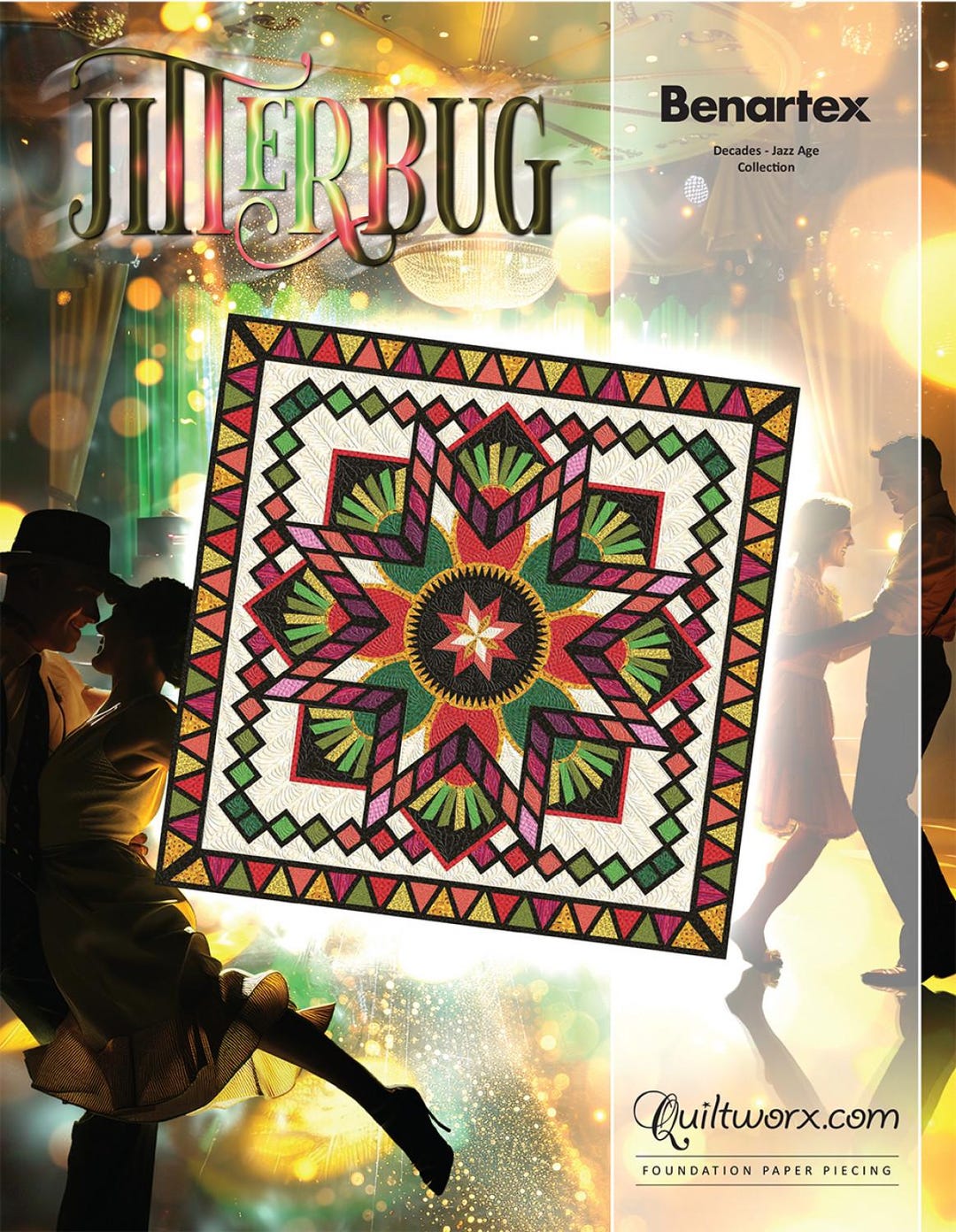 Jitterbug Paper Pieced Quilting Pattern by Judy Niemeyer New 2024 - Etsy