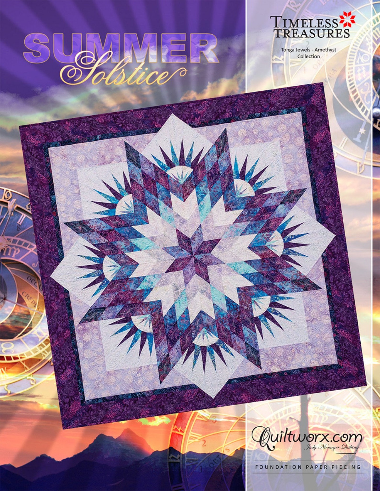 Summer Solstice Paper Piecing Pattern New for 2018 by Judy Niemeyer - Etsy