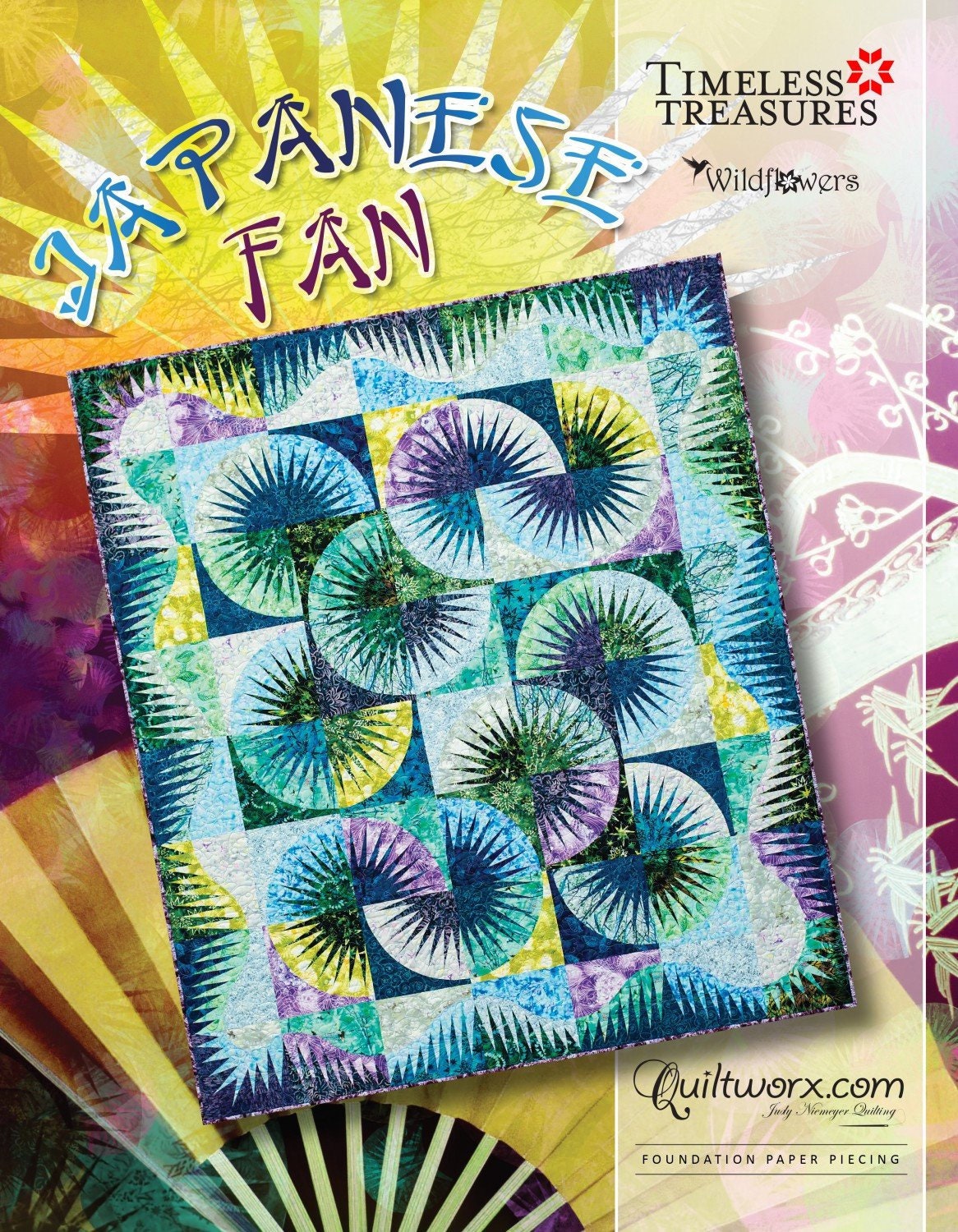 Japanese Fan Foundation Paper Pieced Pattern by Judy Niemeyer - Etsy