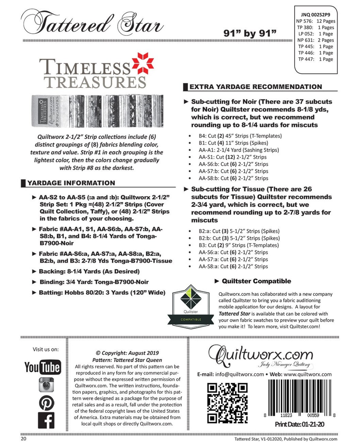 Tattered Star Paper Pieced Quilting Pattern by Judy Niemeyer - Etsy