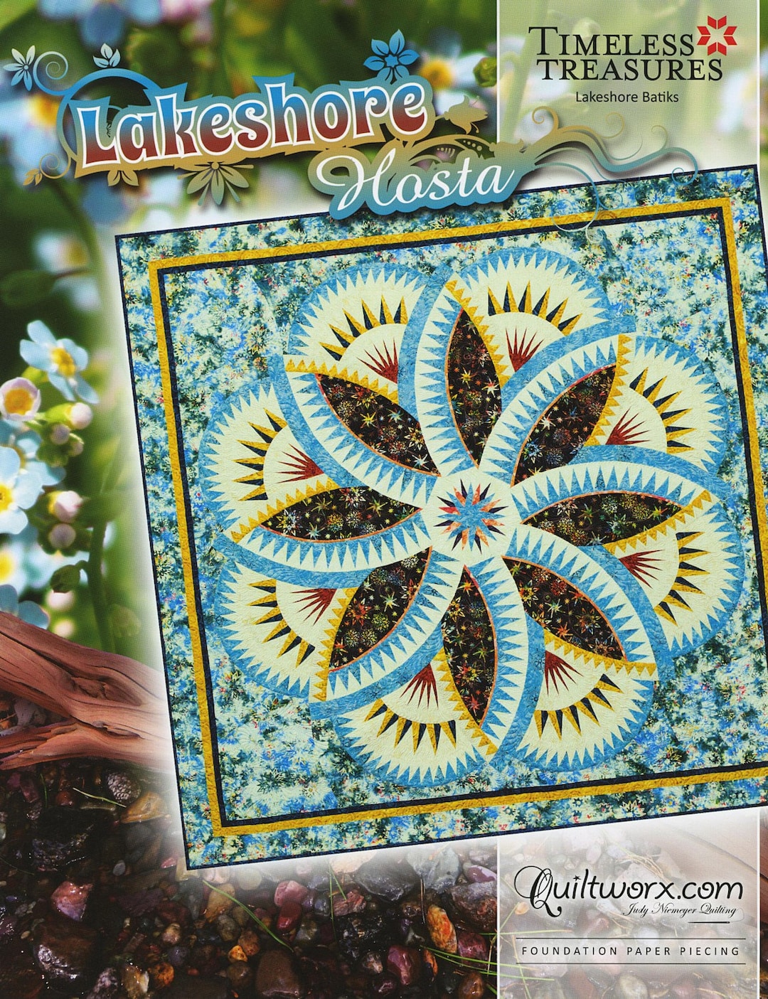 Lakeshore Hosta Paper Piecing Pattern by Judy Niemeyer - Etsy
