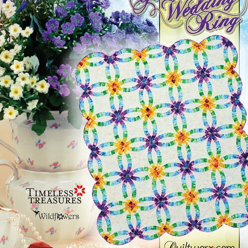 Grandma's Wedding Ring Paper Pieced Pattern by Judy - Etsy