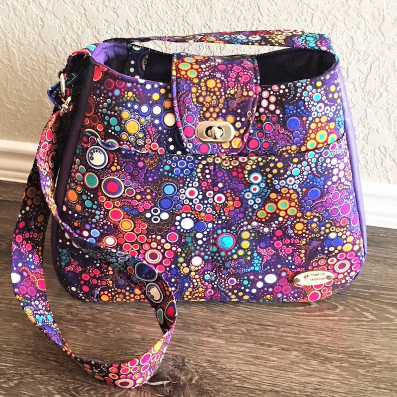 Purple Handbag - Etsy