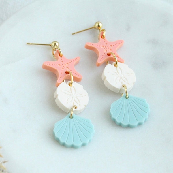 Seashell Earrings - Etsy