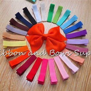 40-200 Pcs,lined Clips 1.75'' Single Aligator Clips Partially Ribbon ...