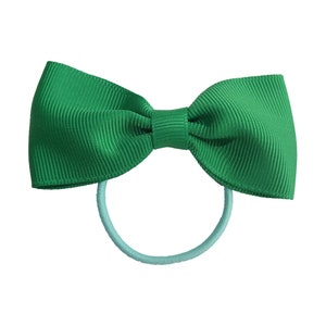 10-40 Pcs 3 Inch Hair Bow WITH Elastic Loop Ponytail Holder Bow With ...