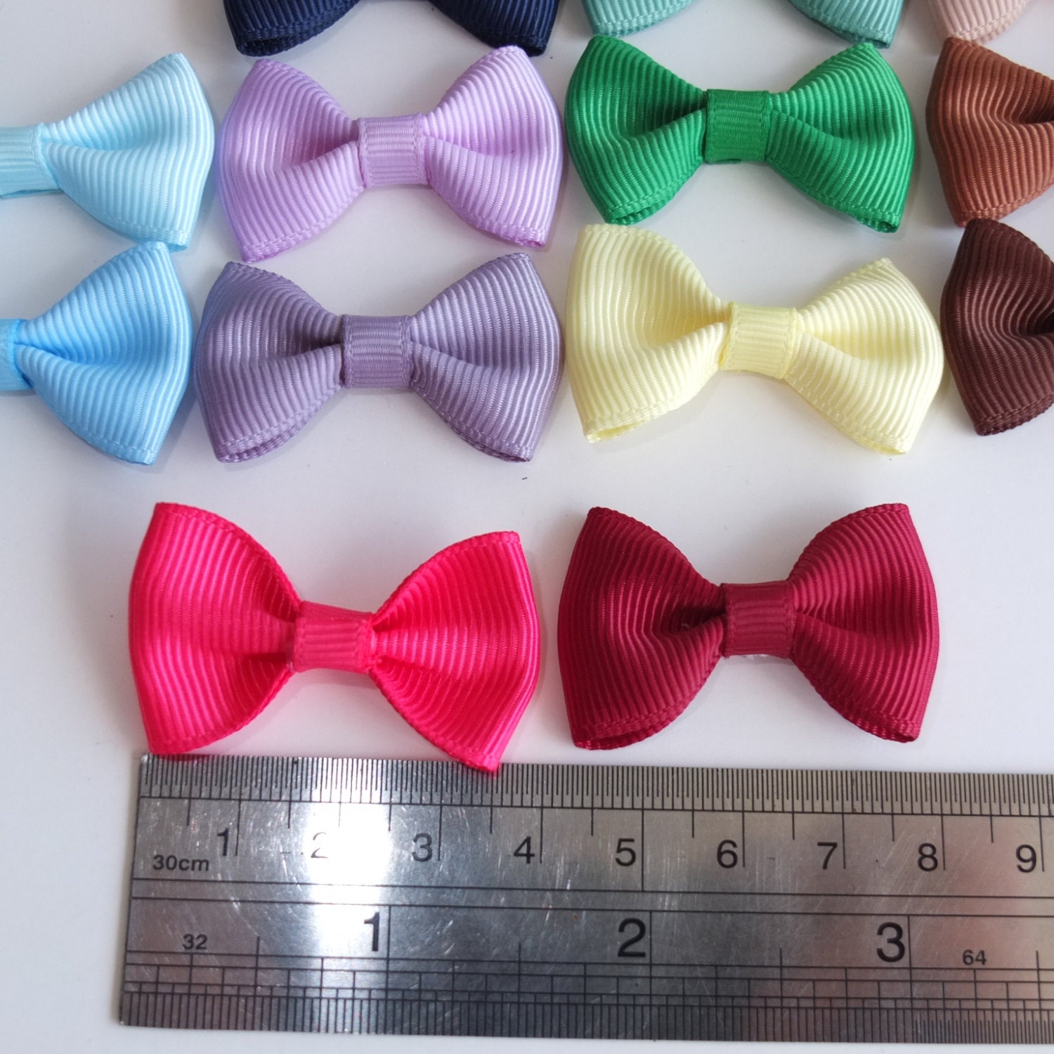 Mini Bows WITHOUT Clips 20-40 Pcs 1.5 Inch Grosgrain Bow DIY - Etsy