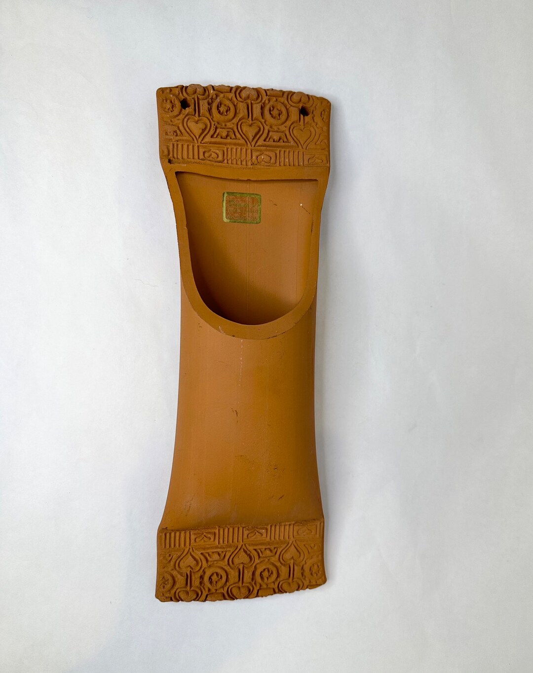 Vintage Clay Wall Pocket by Diana's Porcelains - Etsy