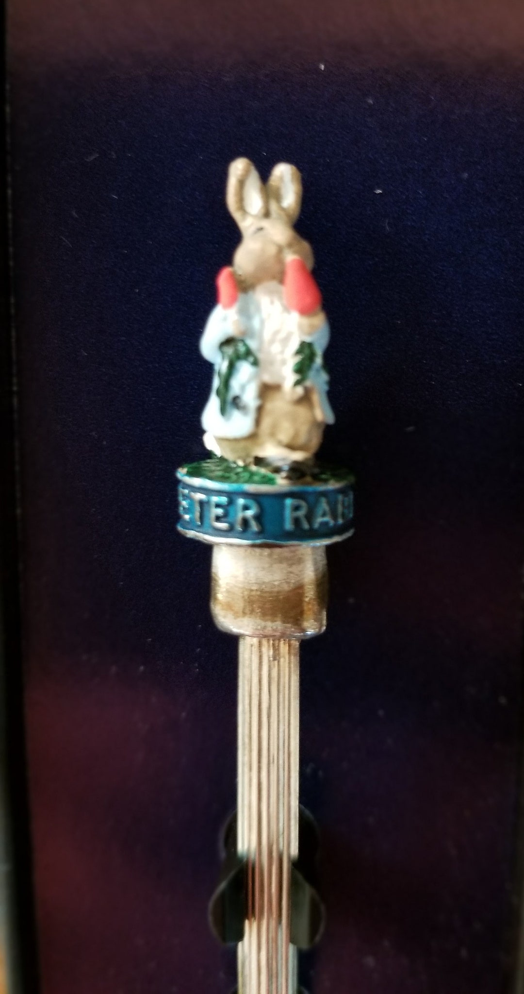 Vintage Peter Rabbit Silver Plated Hand Painted Spoon NIB - Etsy