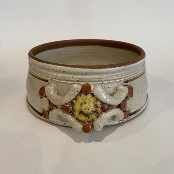 Sunflower Pottery Bowl - Etsy