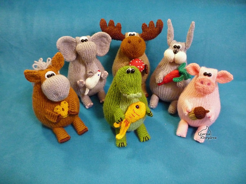 Knitting Pattern Moose Amigurumi Animal | Etsy UK