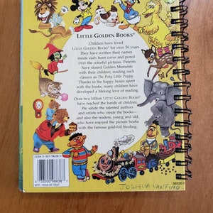 Upcycled Little Golden Book Journal/notebook Pooh Trick or Treat - Etsy