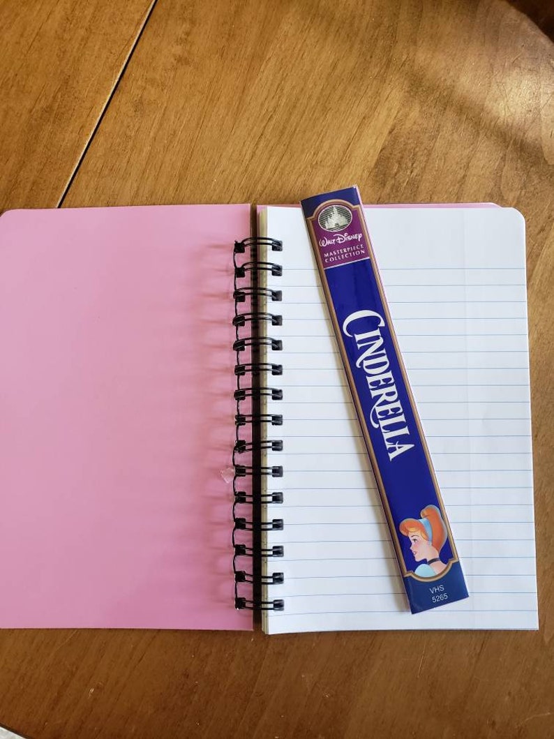 Upcycled Disney VHS Journal/notebook Cinderella - Etsy