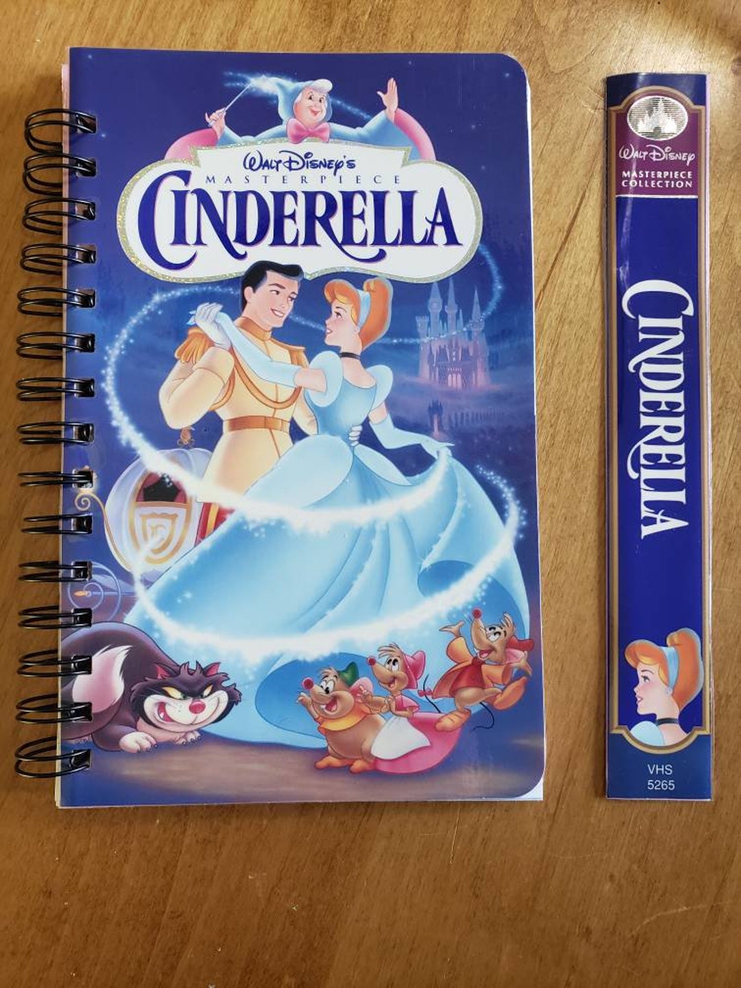 Upcycled Disney VHS Journal/notebook Cinderella - Etsy