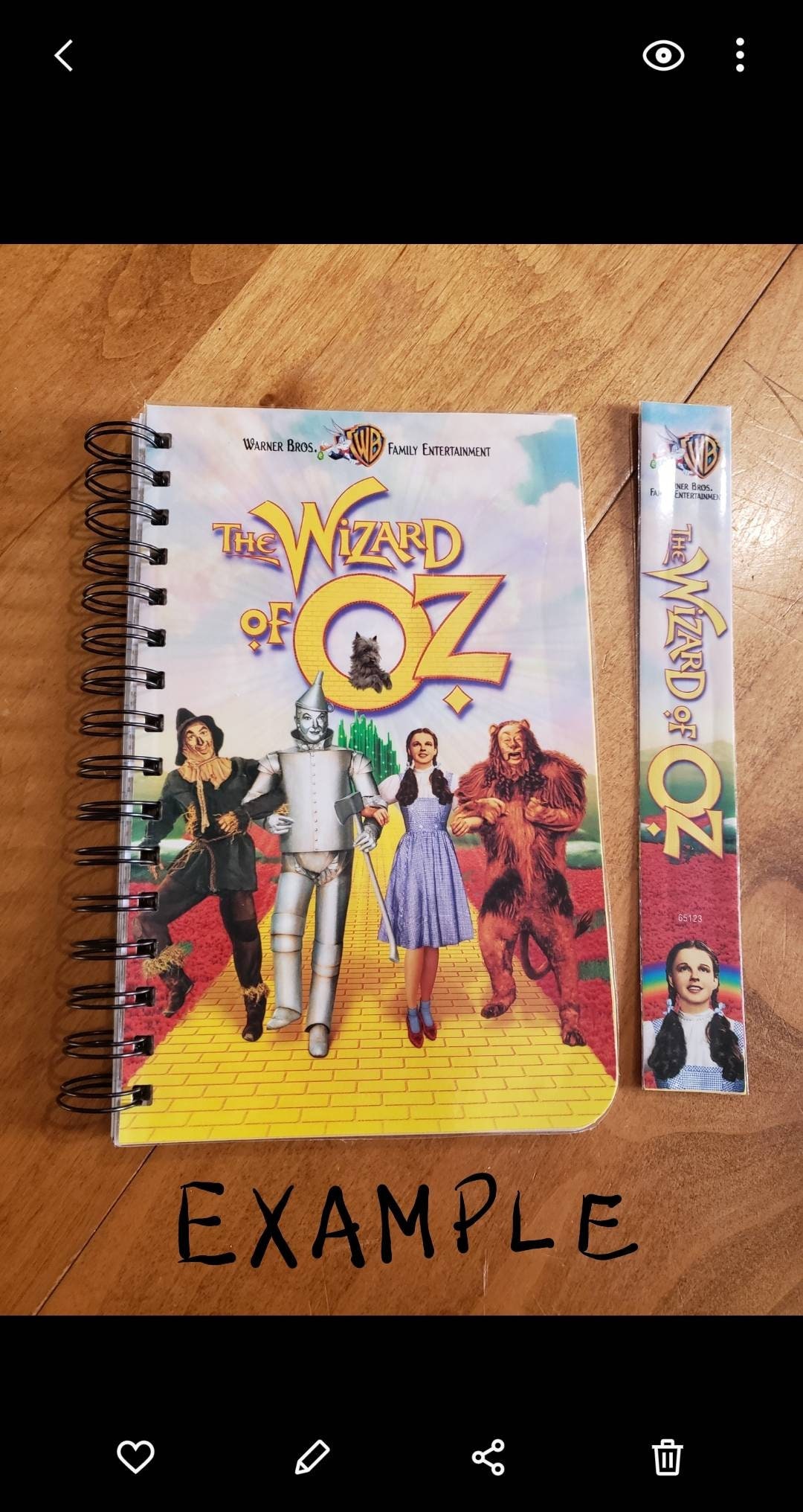 Upcycled VHS Vintage Cover Journal/notebook Made to Order - Etsy