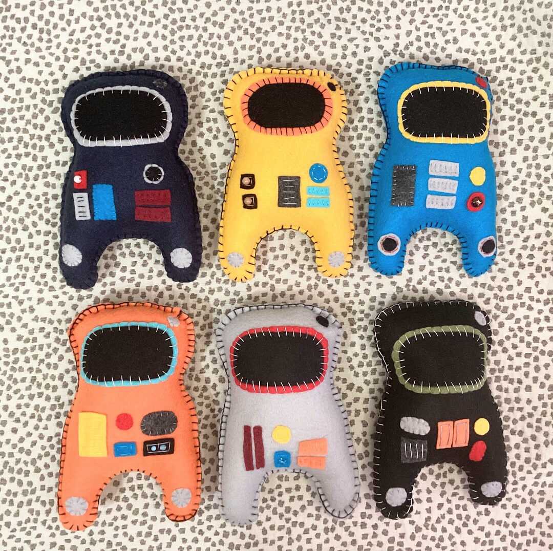 Spaceman, Starman, Astronaut Cartoon Style Felt Plush in Assorted ...