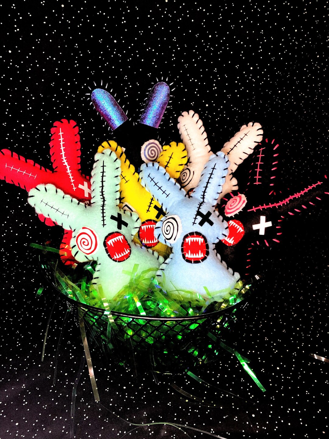 Creepy Psycho Killer Mini Bunny, With Gnashing Teeth-personalize It ...