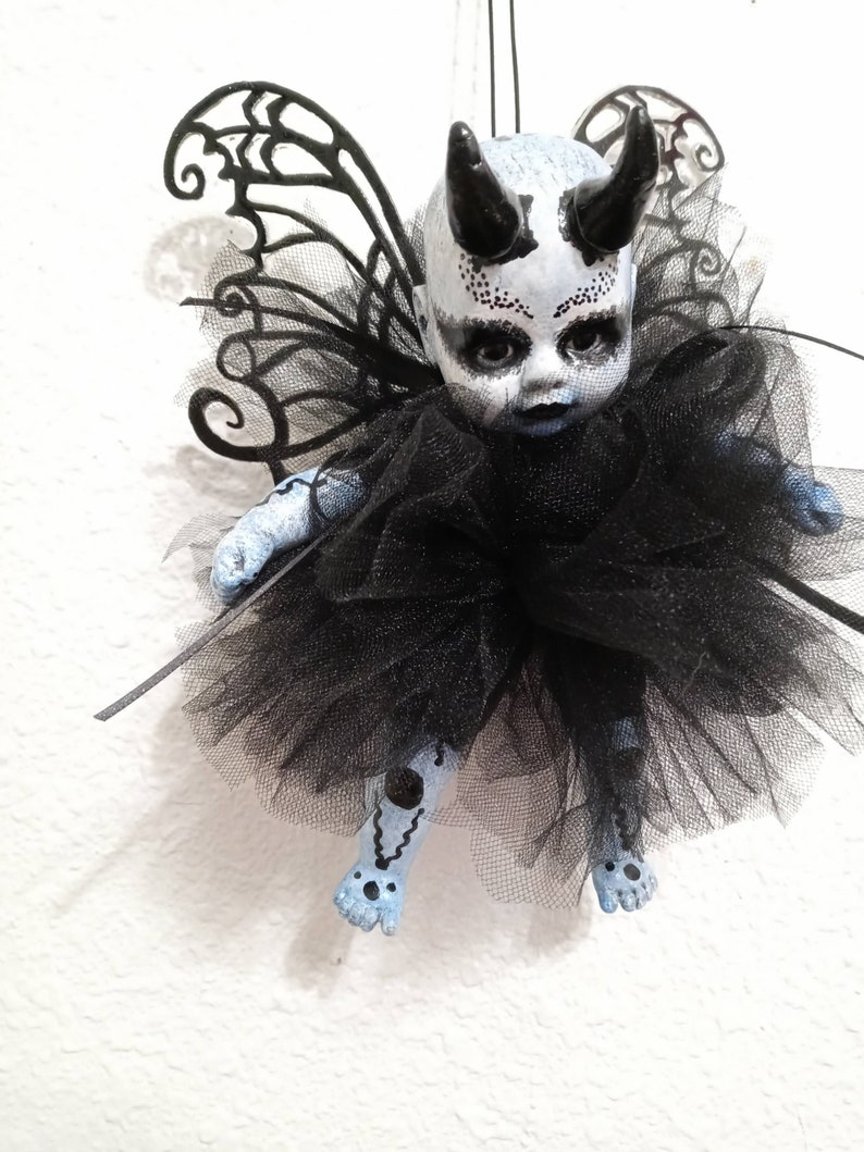 Meet Damien Blue Devil Pixie Doll W/ Wings Doll Rebirth - Etsy