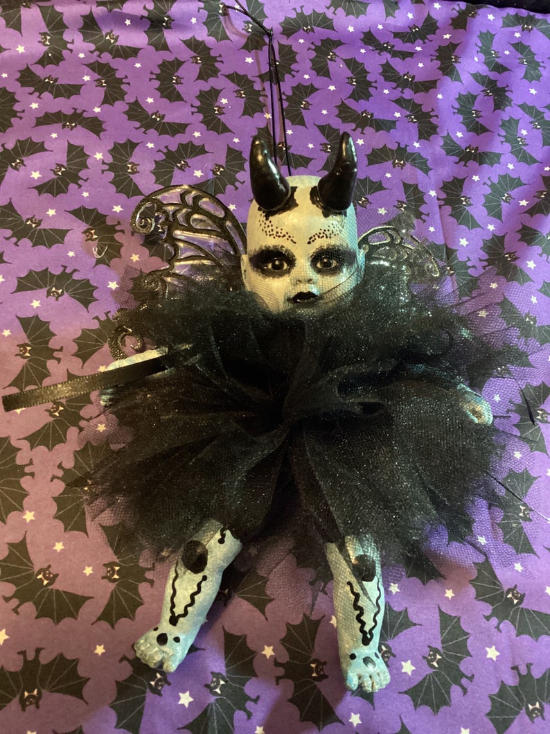 Meet Damien Blue Devil Pixie Doll W/ Wings Doll Rebirth - Etsy
