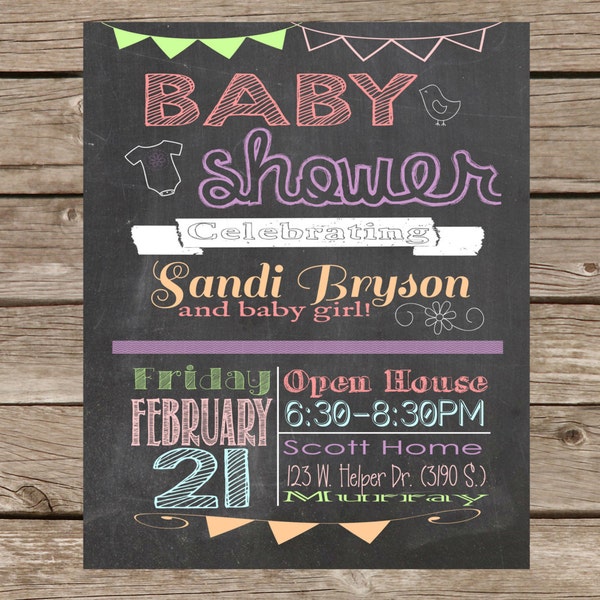 Open House Baby Shower Invitation - Etsy