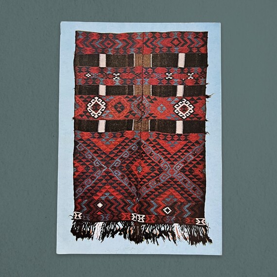 Vintage 1976 Bedouin Textiles British Museum Postcard - Etsy