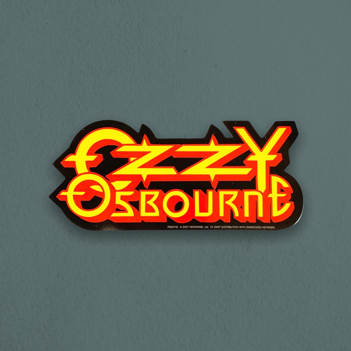 Ozzy Osbourne Logo Deadstock Vinyl Sticker Y2K | Etsy