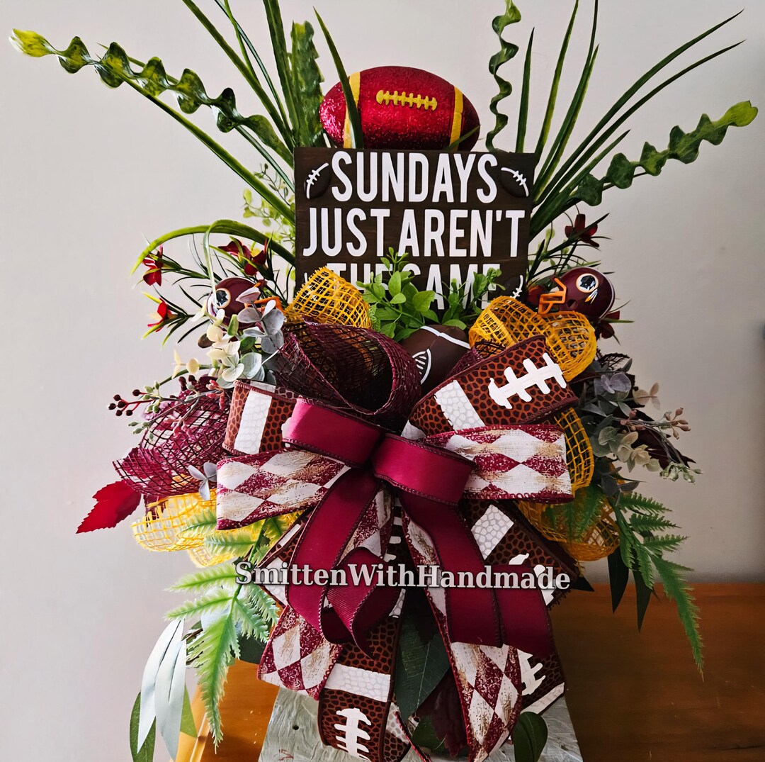 Football Team Choice Cemetery Vase Insert, Football Cemetery Vase ...