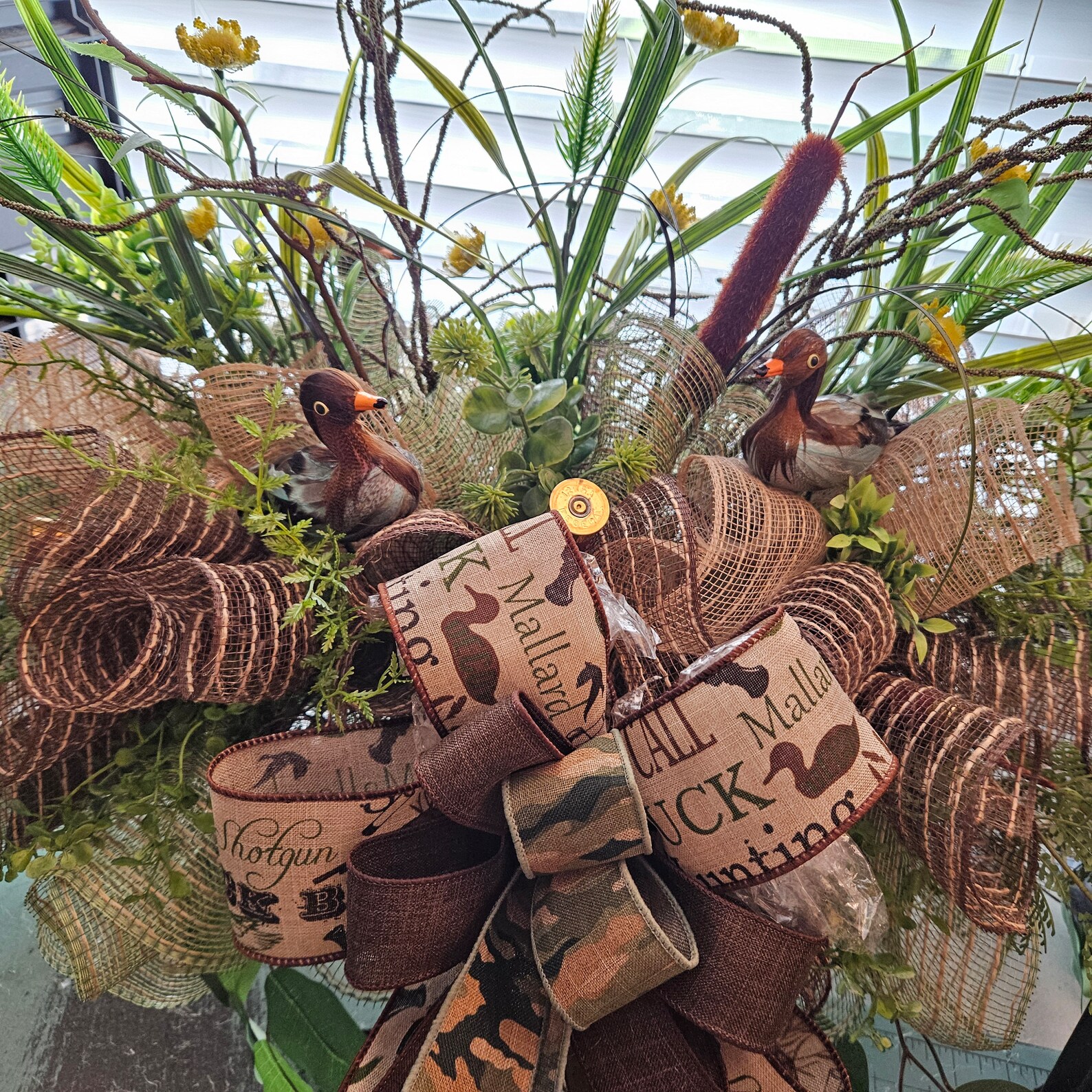 Duck Hunter Cemetery Saddle, Duck Hunter Grave Decoration, Men's ...