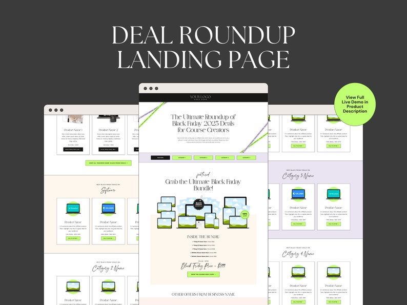 Ultimate Black Friday Sales Kit | Kajabi Black Friday Sales Page ...