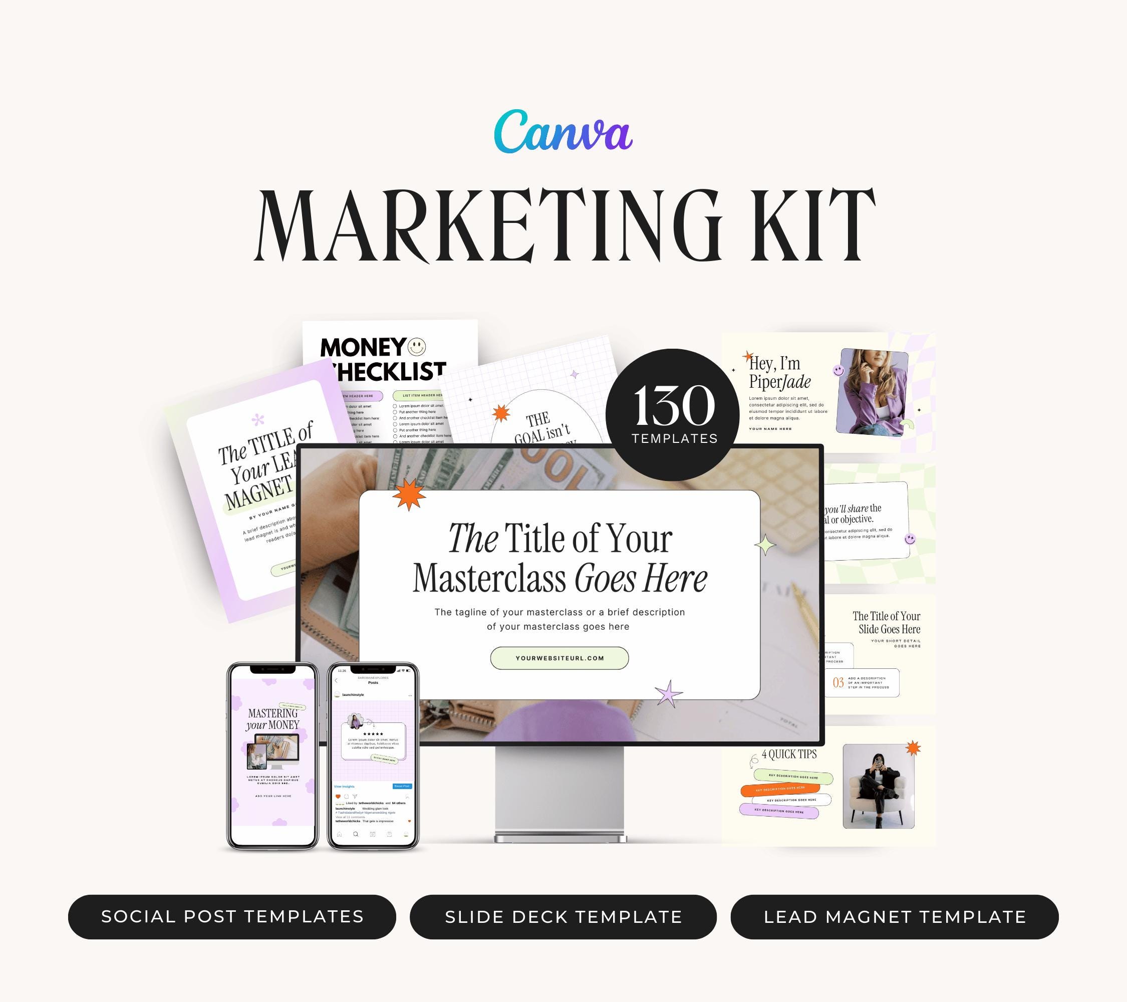 Canva Marketing Templates for Coaches and Online Course Creators ...