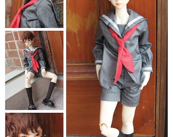 Bjds 1/3 Girls Sailor Uniform PDF Sewing Patterns - Etsy