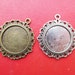 20mm Round Key Pendant Bezel Setting 20mm Cabochon Tray - Etsy