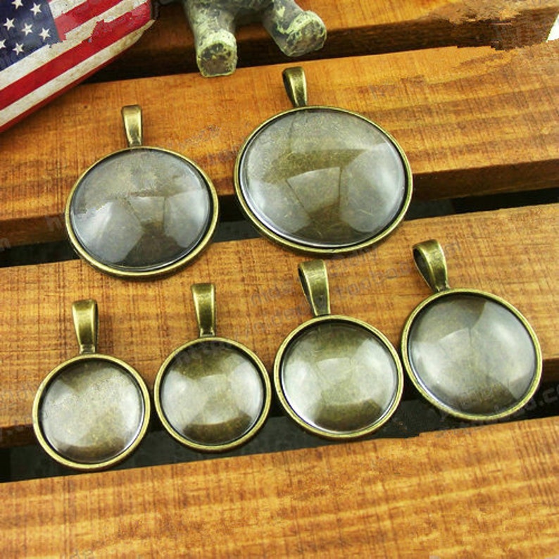 30mm Round Pendant Tray Bezel Setting 30mm Cabochon Tray - Etsy