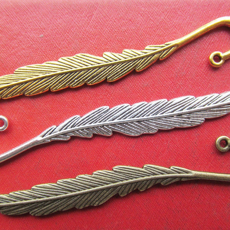 Feather Bookmarks - Etsy