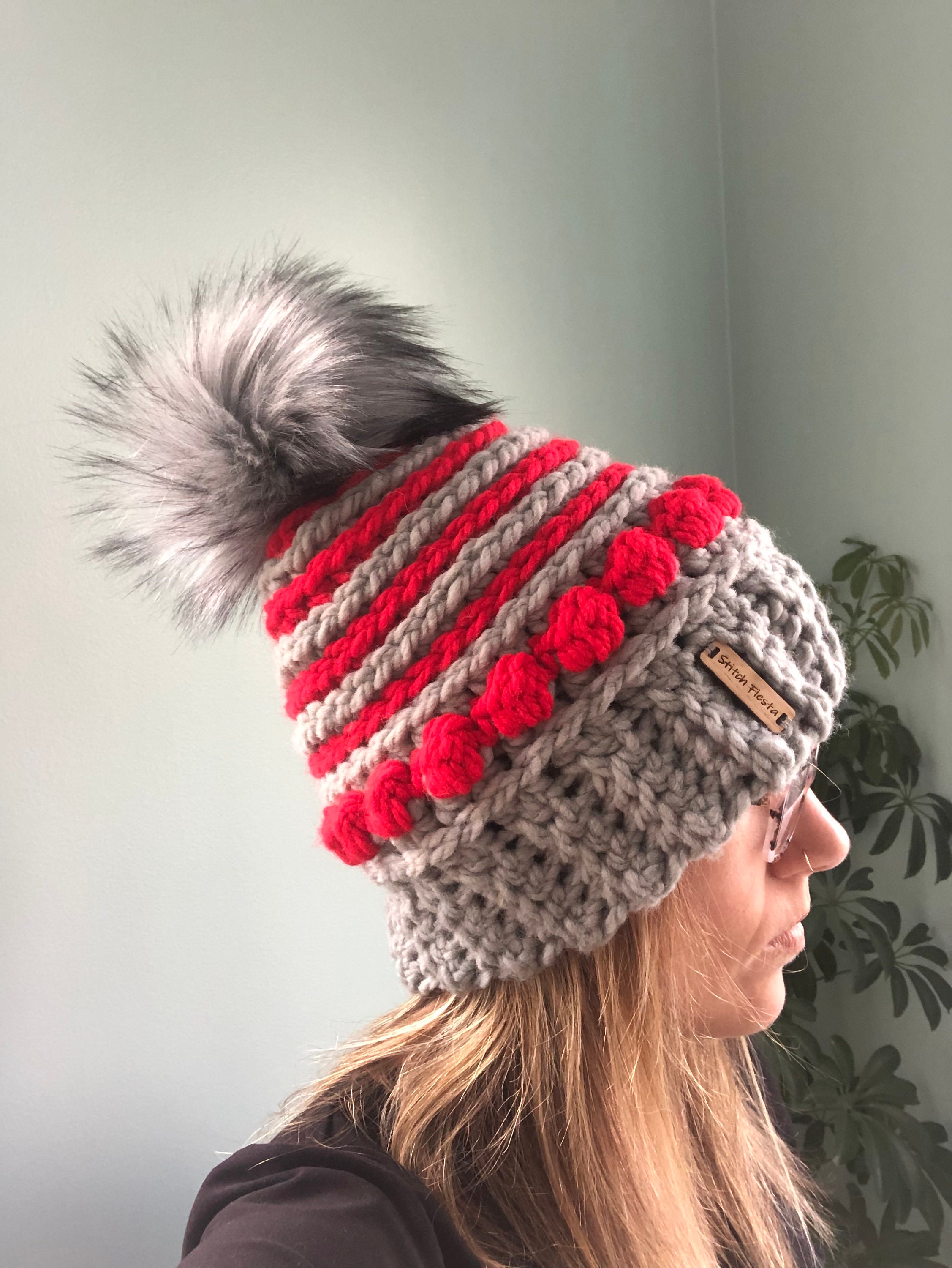 Ohio State Buckeyes Crochet Hat - Etsy