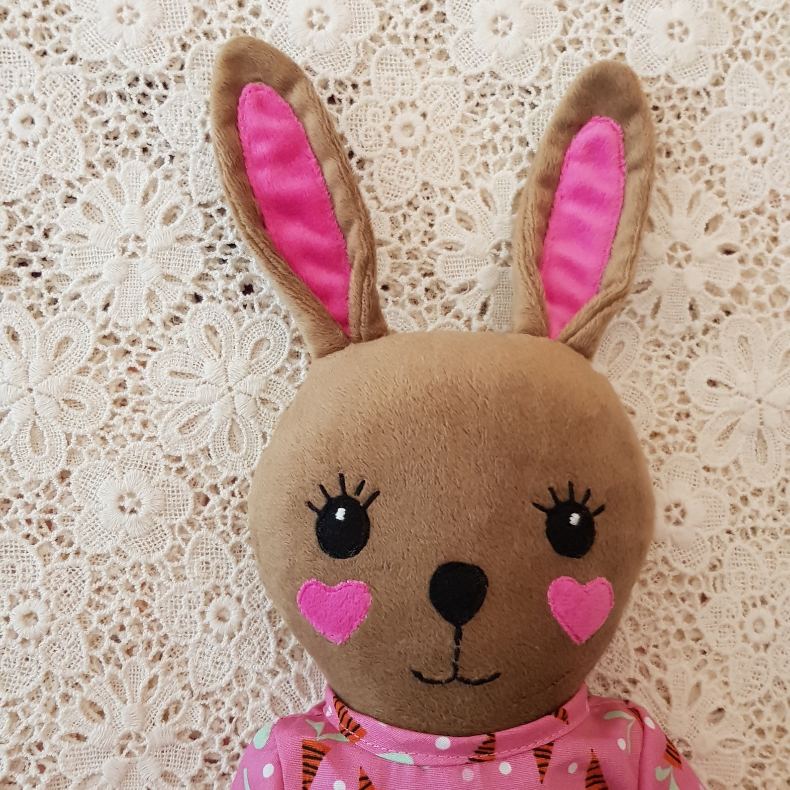 Muñeca de conejo, peluche kawaii, regalo de amante del conejo, muñeca ...