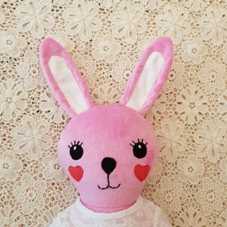 Muñeca de conejo, peluche kawaii, regalo de amante del conejo, muñeca ...