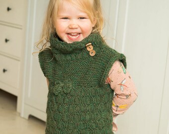 Girls Vest Pattern | Etsy