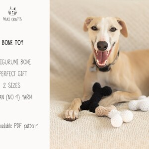 CROCHET Dog Bone Amigurumi PATTERN Bone Toy Dog Crochet Pattern Crochet ...