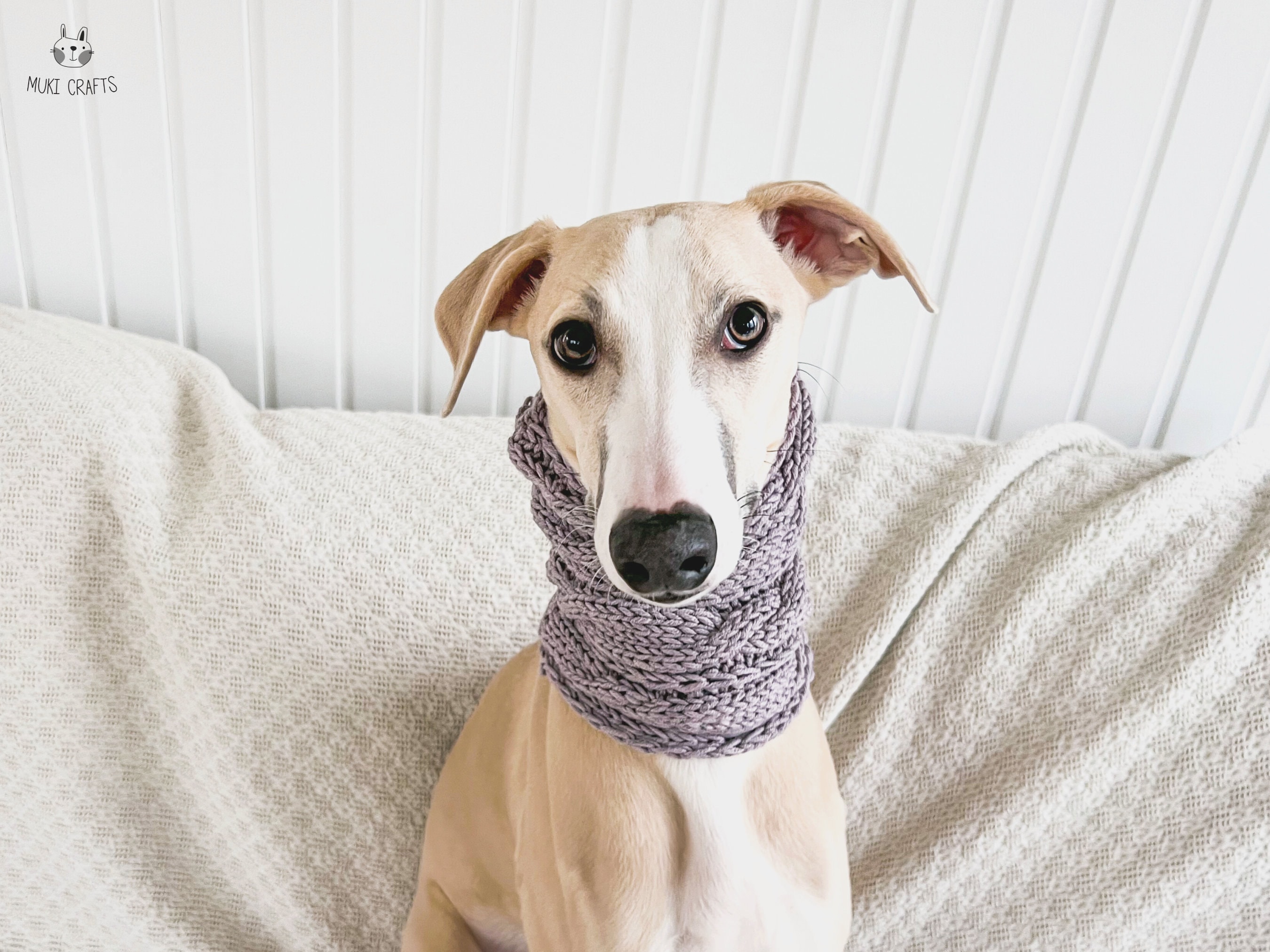 Dog Snood KNITTING PATTERN, Aran Weight Cable Dog Cowl Knit Pattern for ...